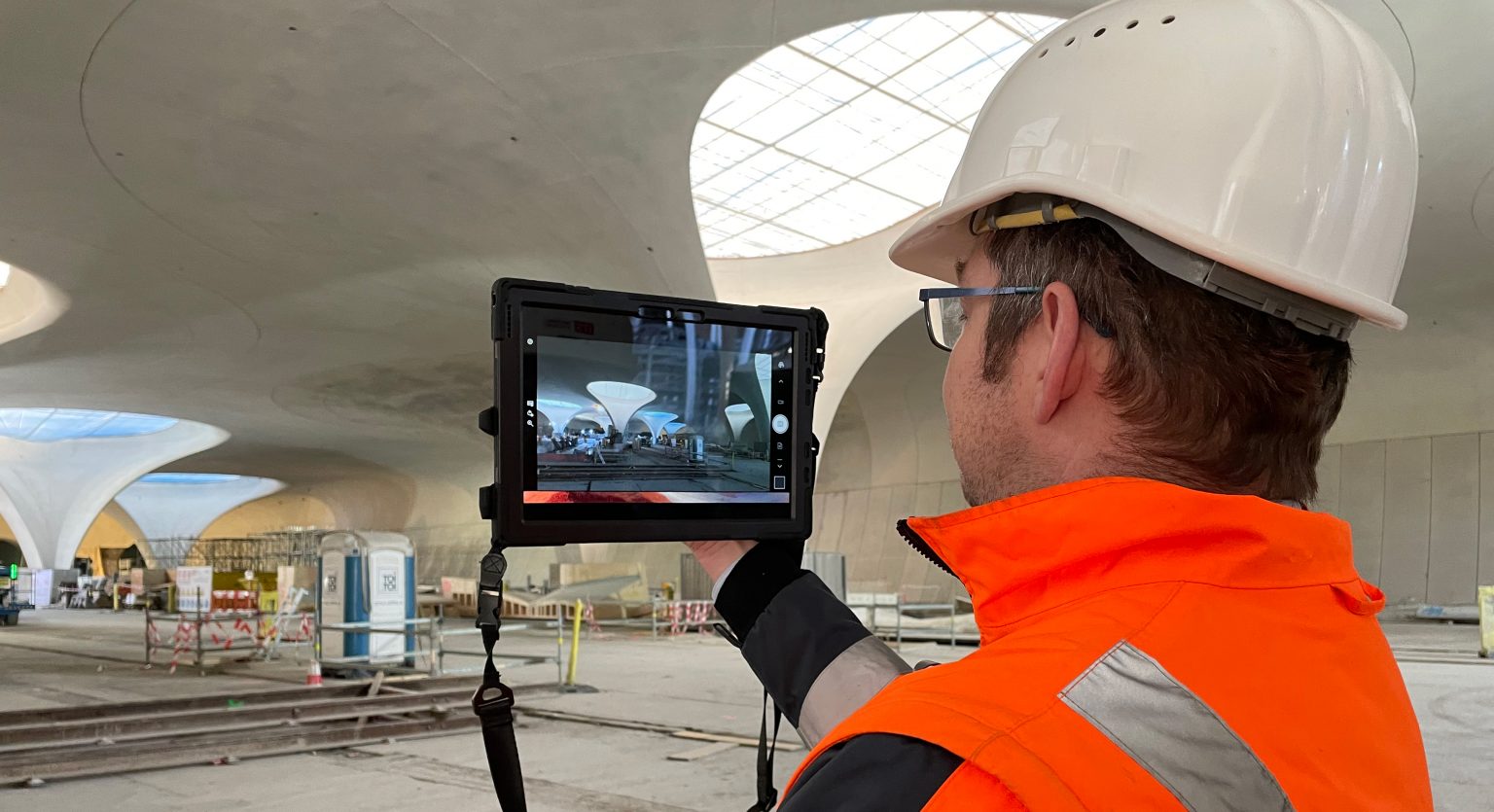 Digital construction site tours - InfoTurmStuttgart